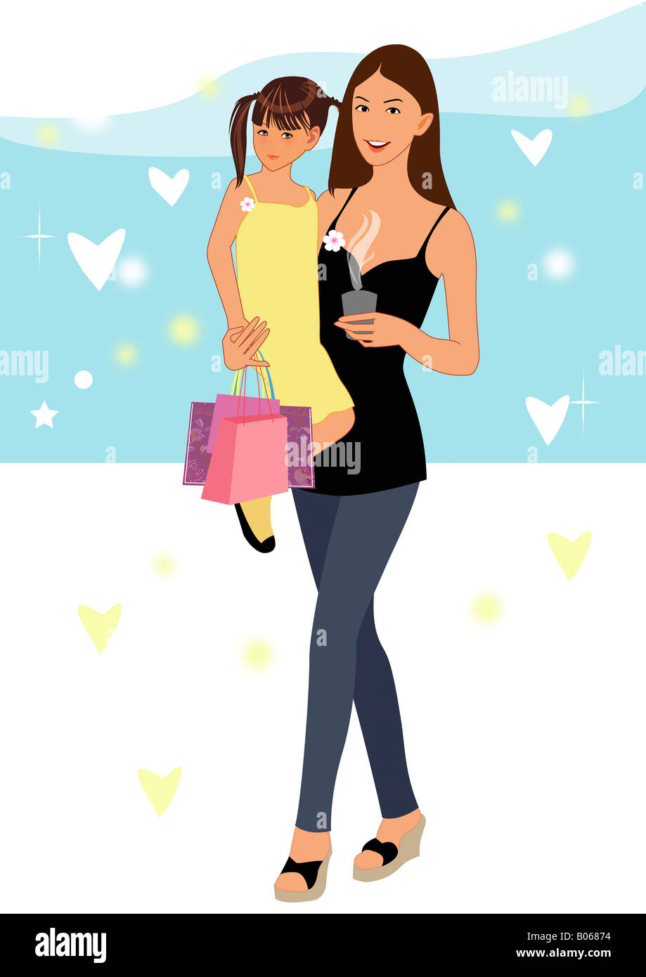 Home Sweet Home Togetherness of Family Stock Photo - Alamy