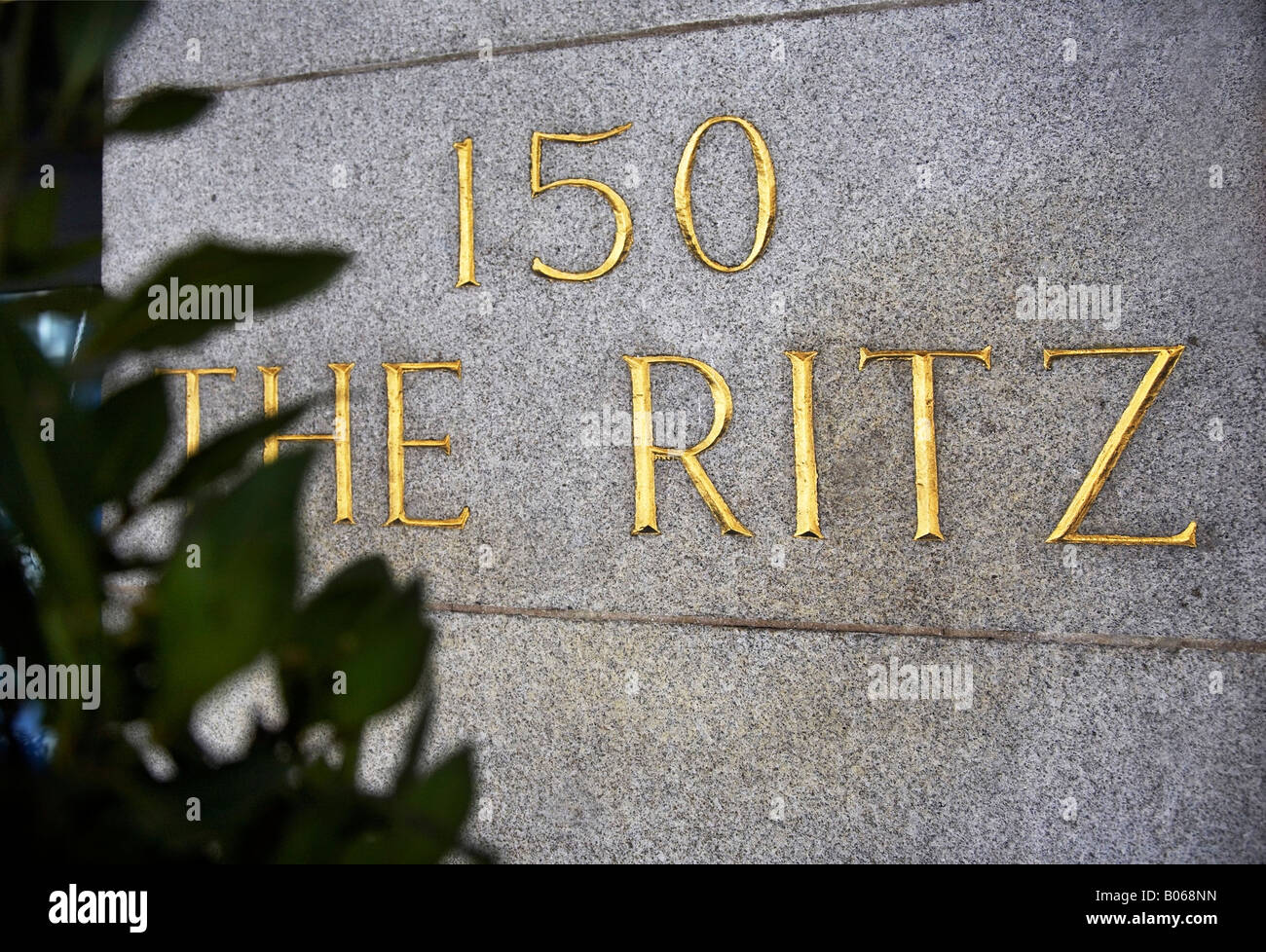 Detail of The Ritz Hotel entrance, London, UK Stock Photo - Alamy