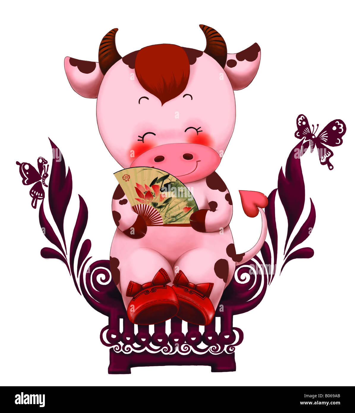 Cow smiley face hi-res stock photography and images - Alamy
