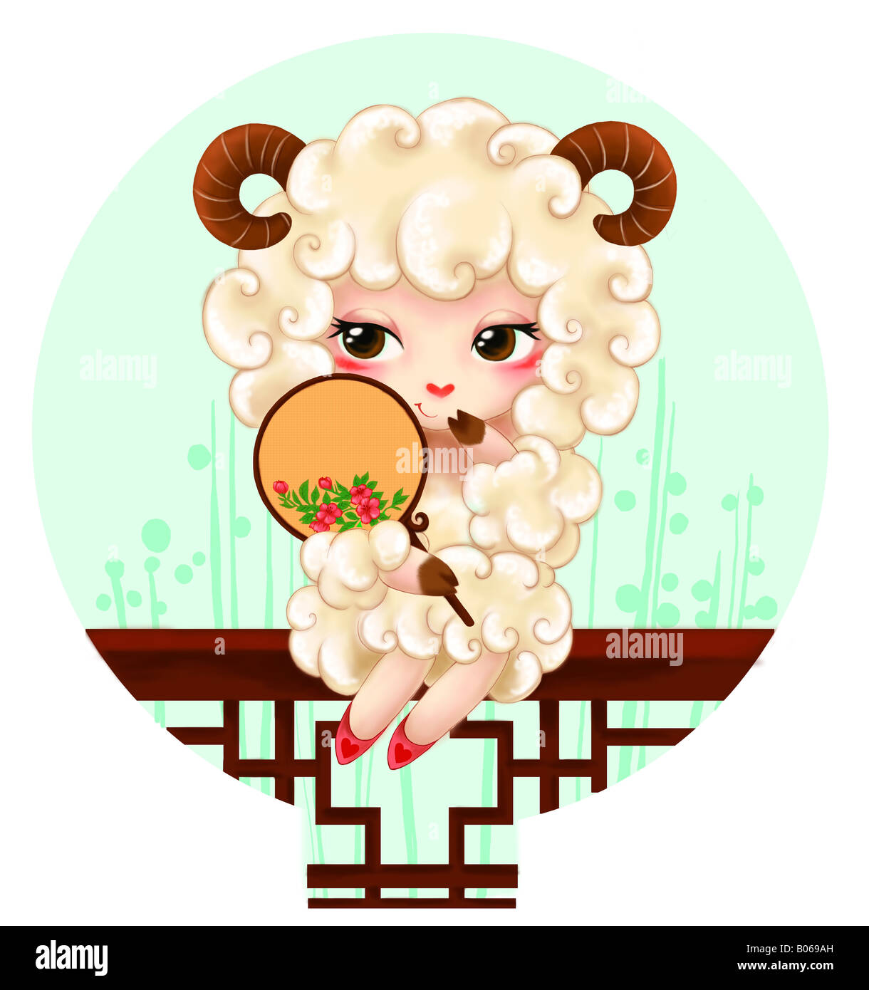 Smiley sheep hi-res stock photography and images - Alamy