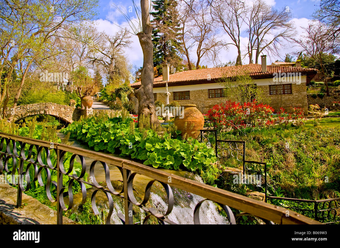 A walk through the Botanical Garden in Balchik Stock Photo - Alamy