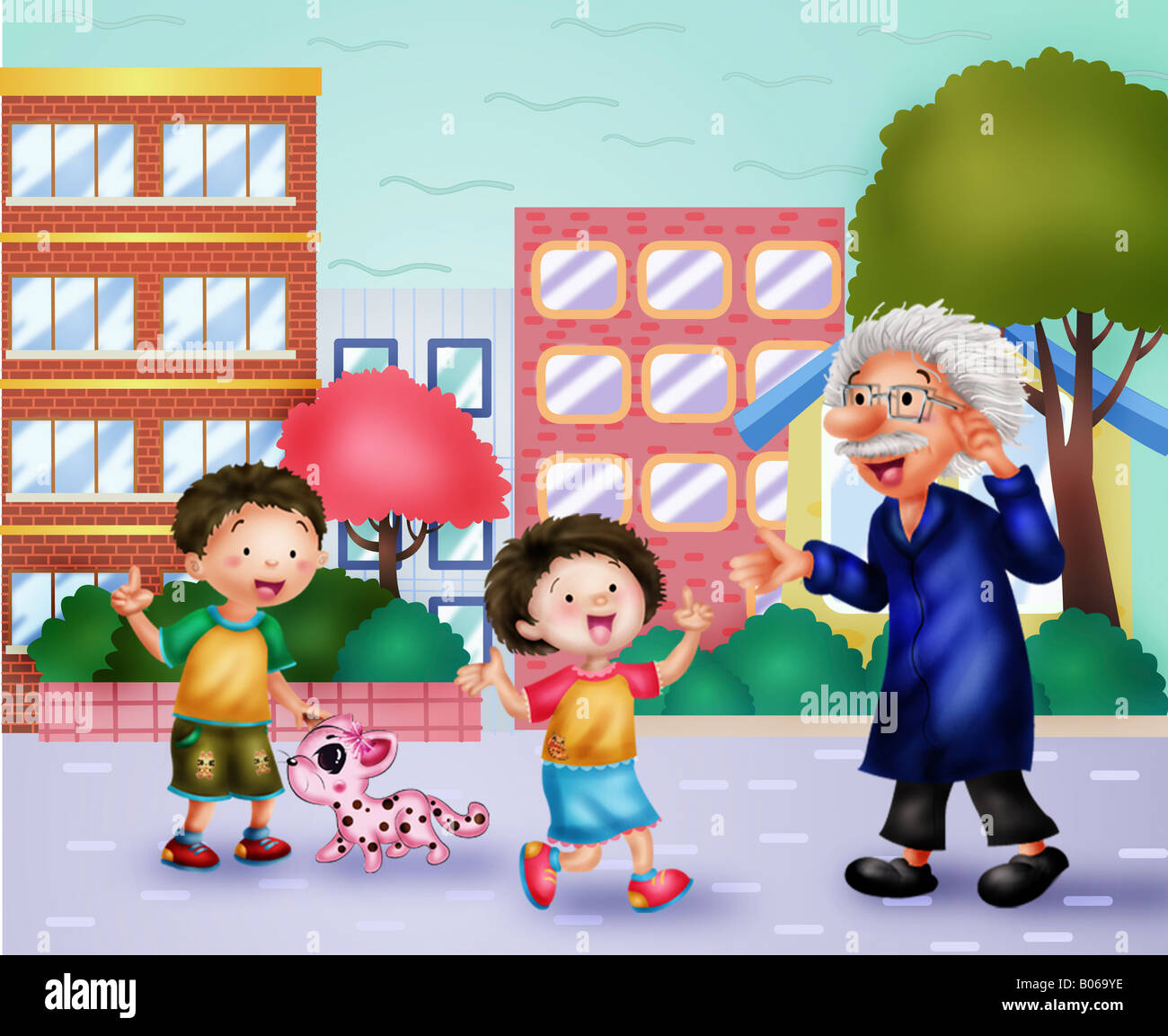 Home Sweet Home Togetherness of Family Stock Photo - Alamy