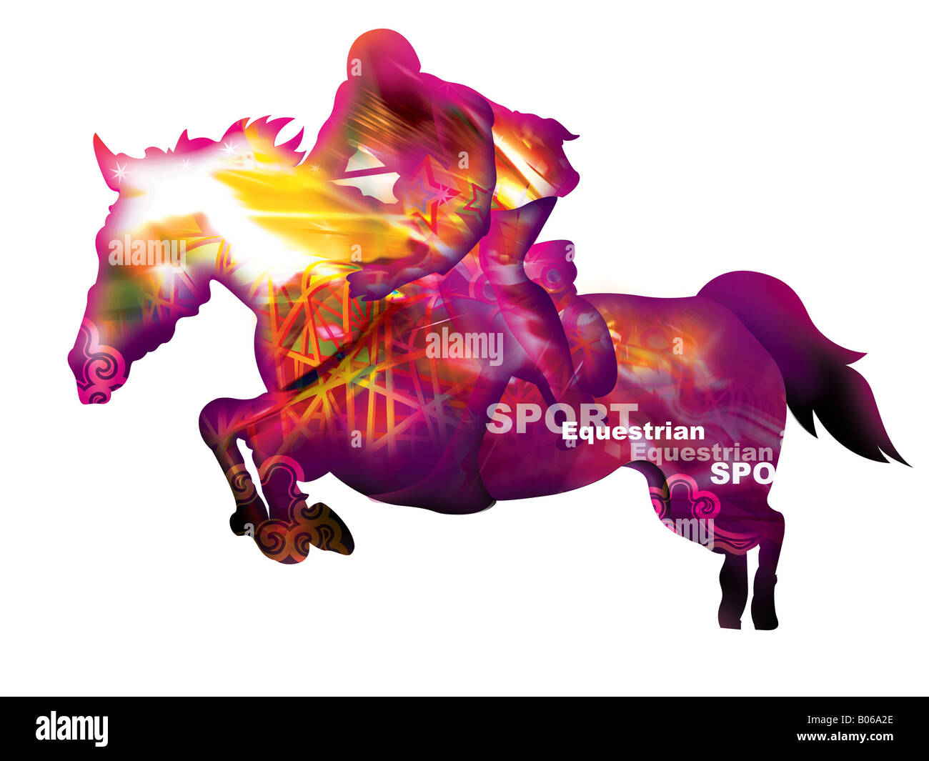 Sculpture equestrian Cut Out Stock Images & Pictures - Alamy
