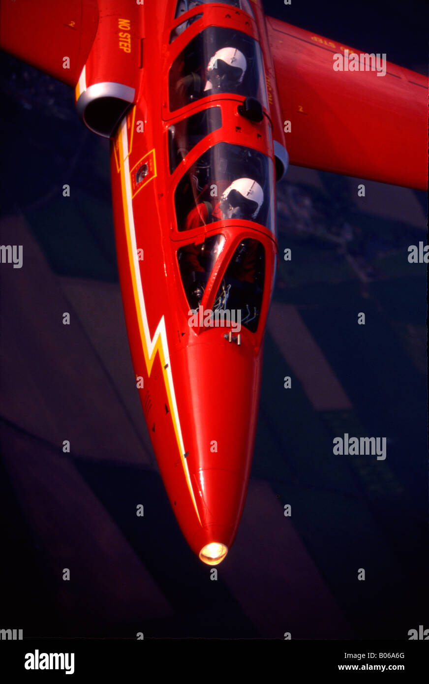 FOUGA MAGISTER JET TRAINING AIRCRAFT PILOTS Stock Photo - Alamy
