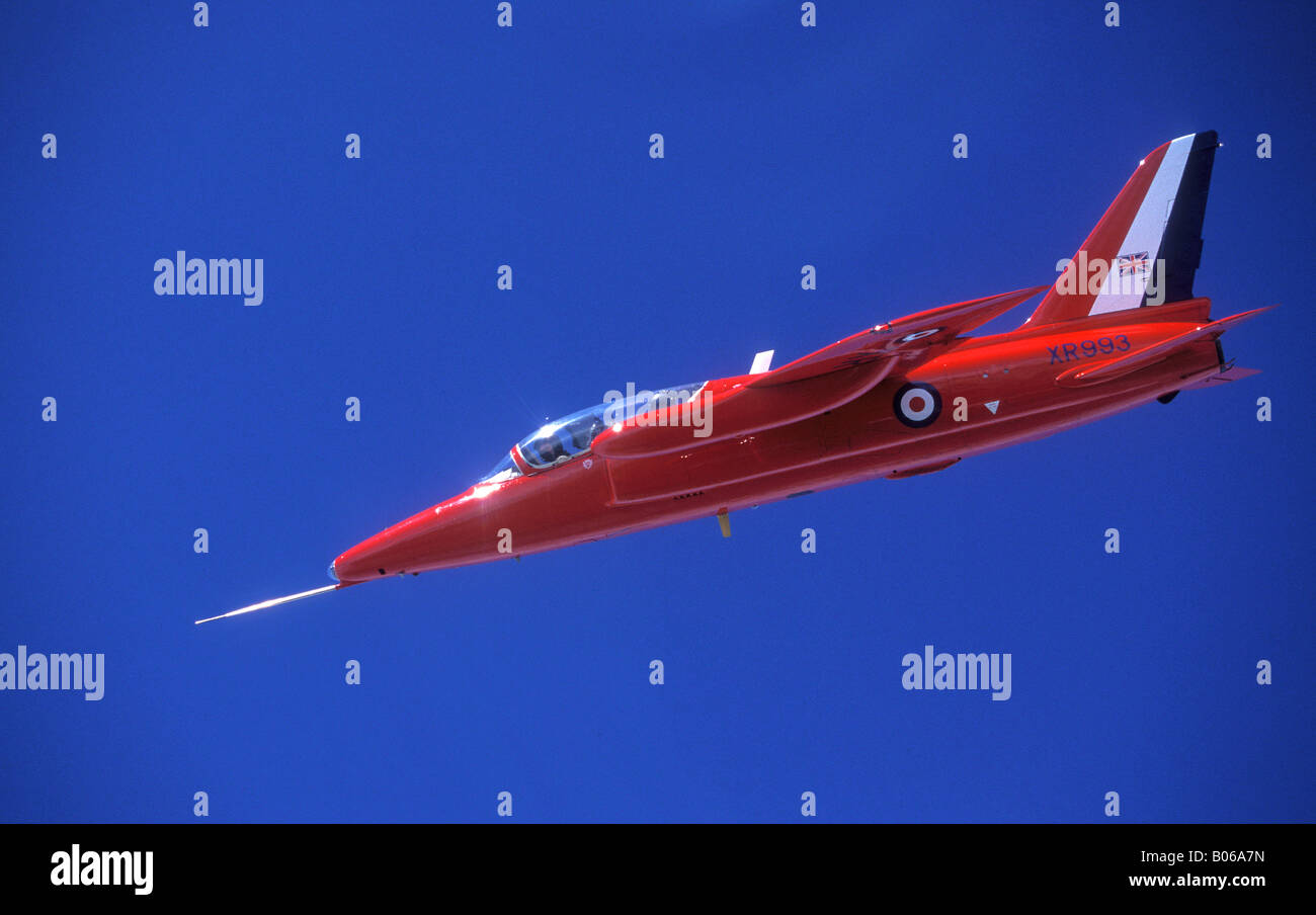 RAF GNAT TRAINER AS USED BY THE FAMOUS RED ARROWS AEROBATIC TEAM Stock ...