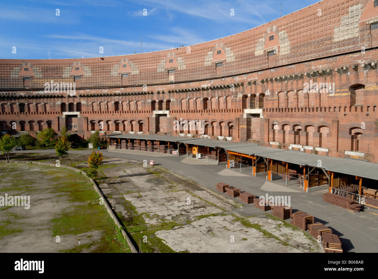Europe, Germany, Bavaria, Nurnberg, inside the unfinished Congress Hall ...