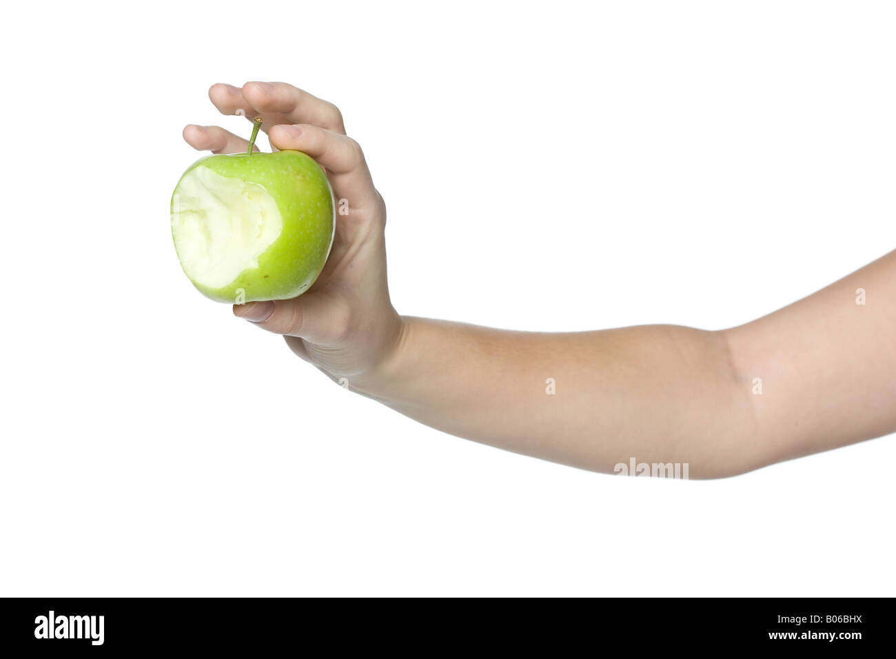 woman holing an apple Stock Photo - Alamy