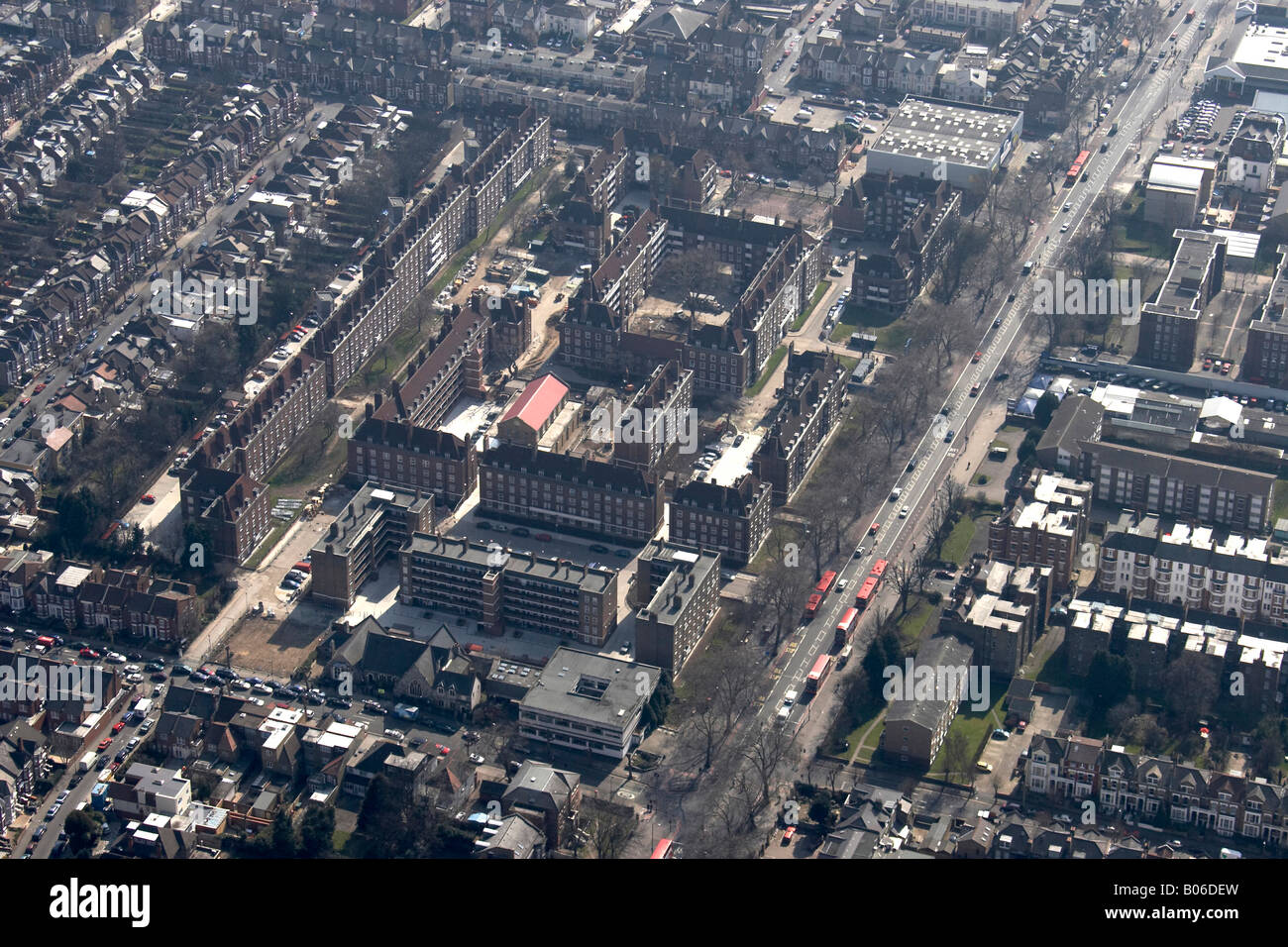 Aerial view of London England UK High level oblique Stock Photo - Alamy