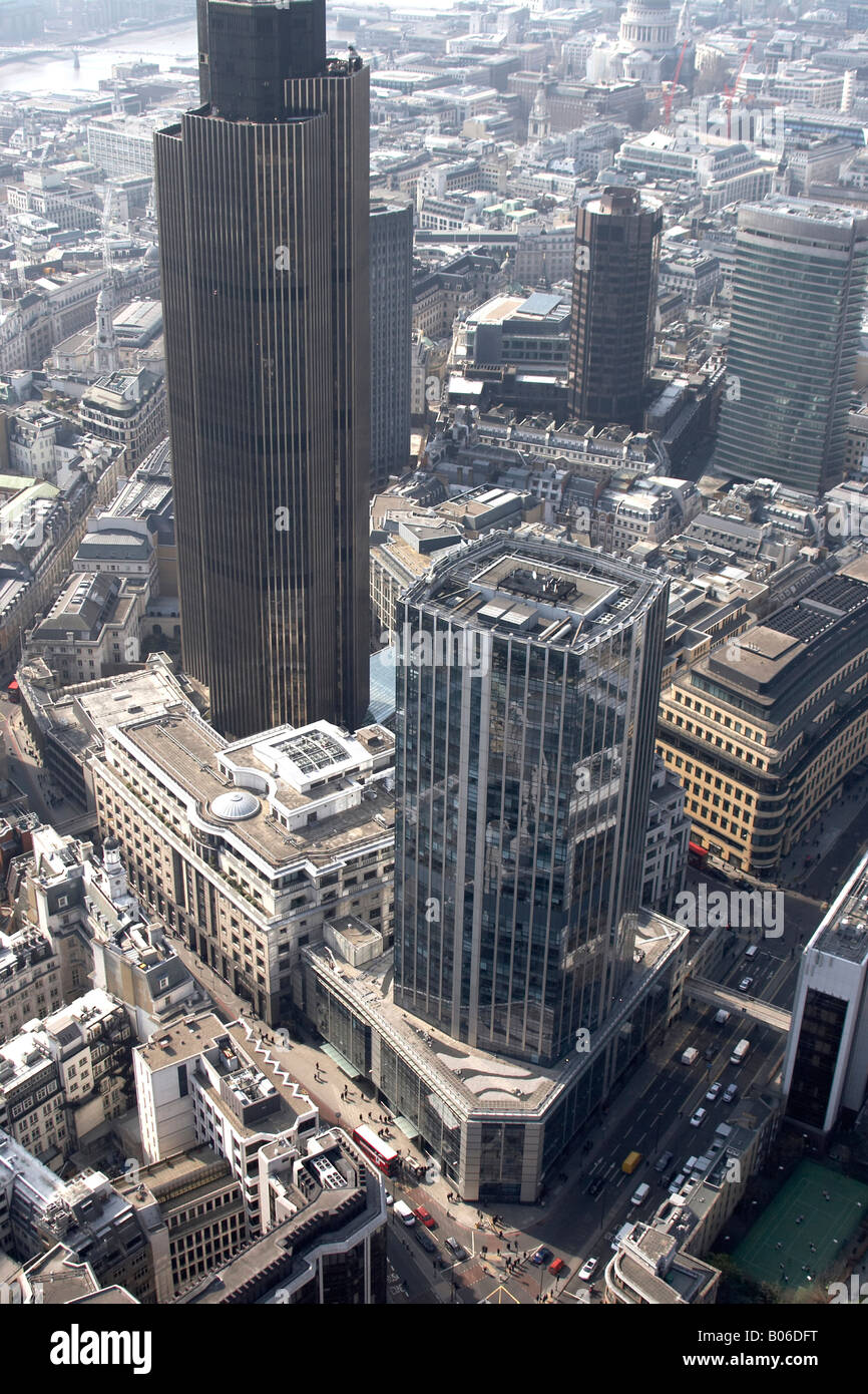 Aerial view south west of 99 Bishopsgate National Westminster Tower ...