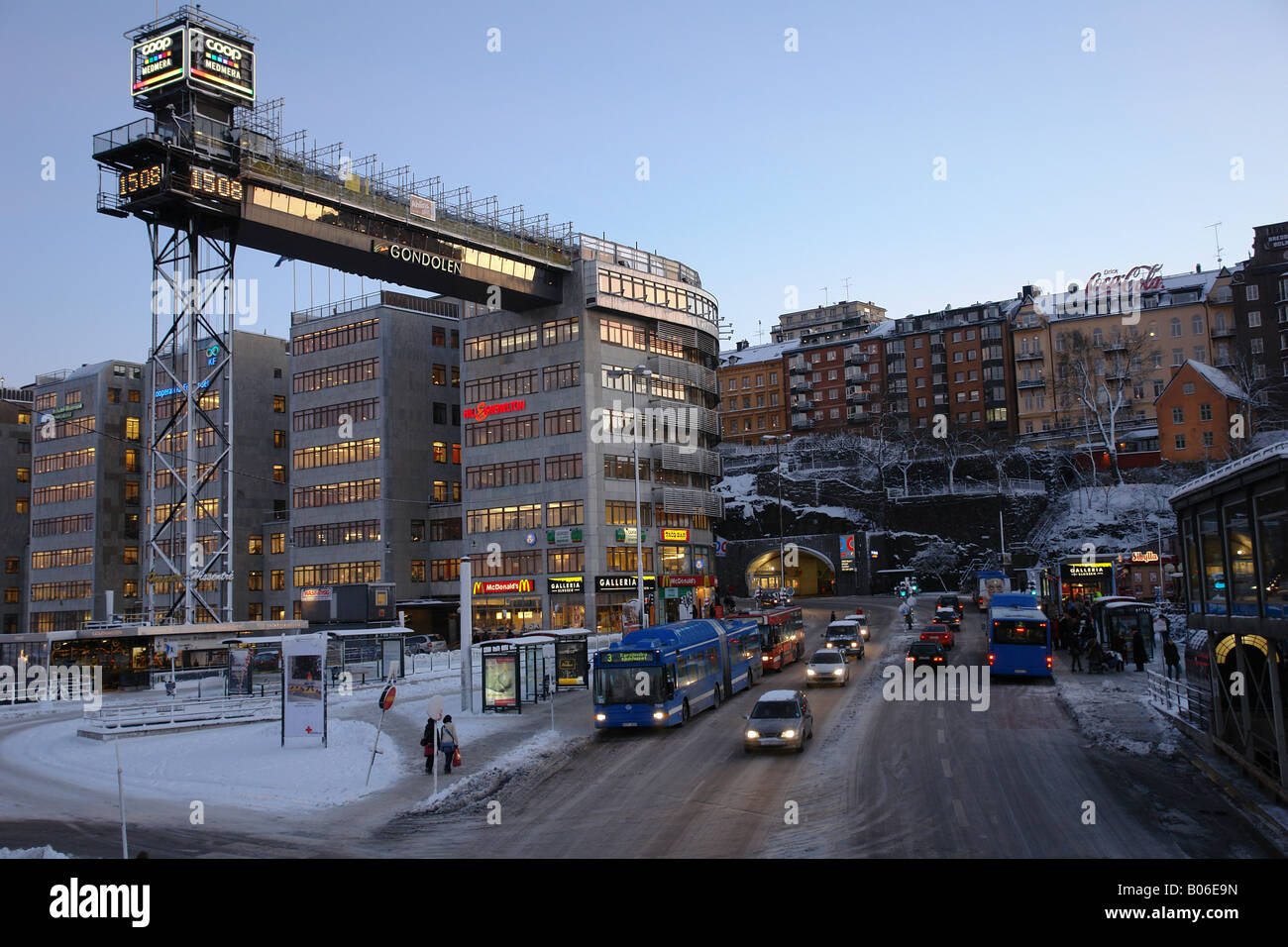 Stockholm sweden slussen katarinahissen hi-res stock photography and ...