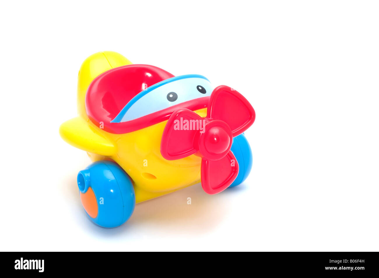 series object on white airplane toy Stock Photo - Alamy
