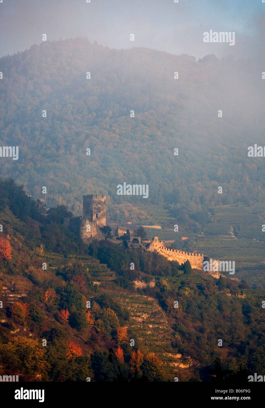 Spitz Castle in Wachau Lower Austria Stock Photo - Alamy