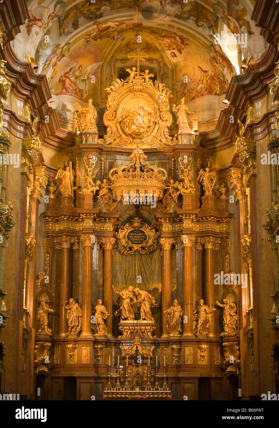 Church in Melk Abbey Lower Austria Stock Photo - Alamy