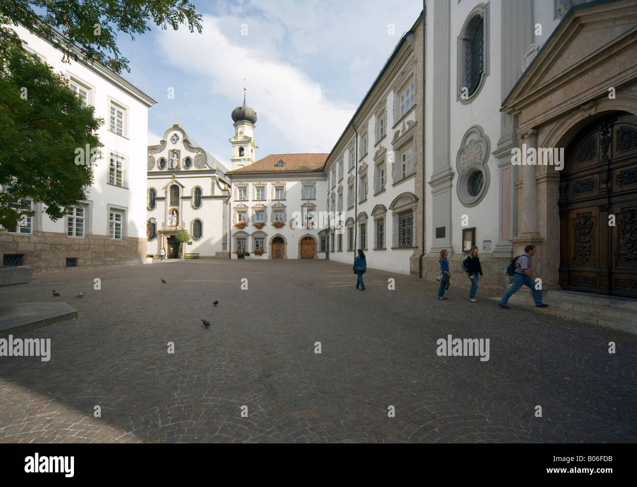 Hall in Tirol town Austria Stock Photo - Alamy