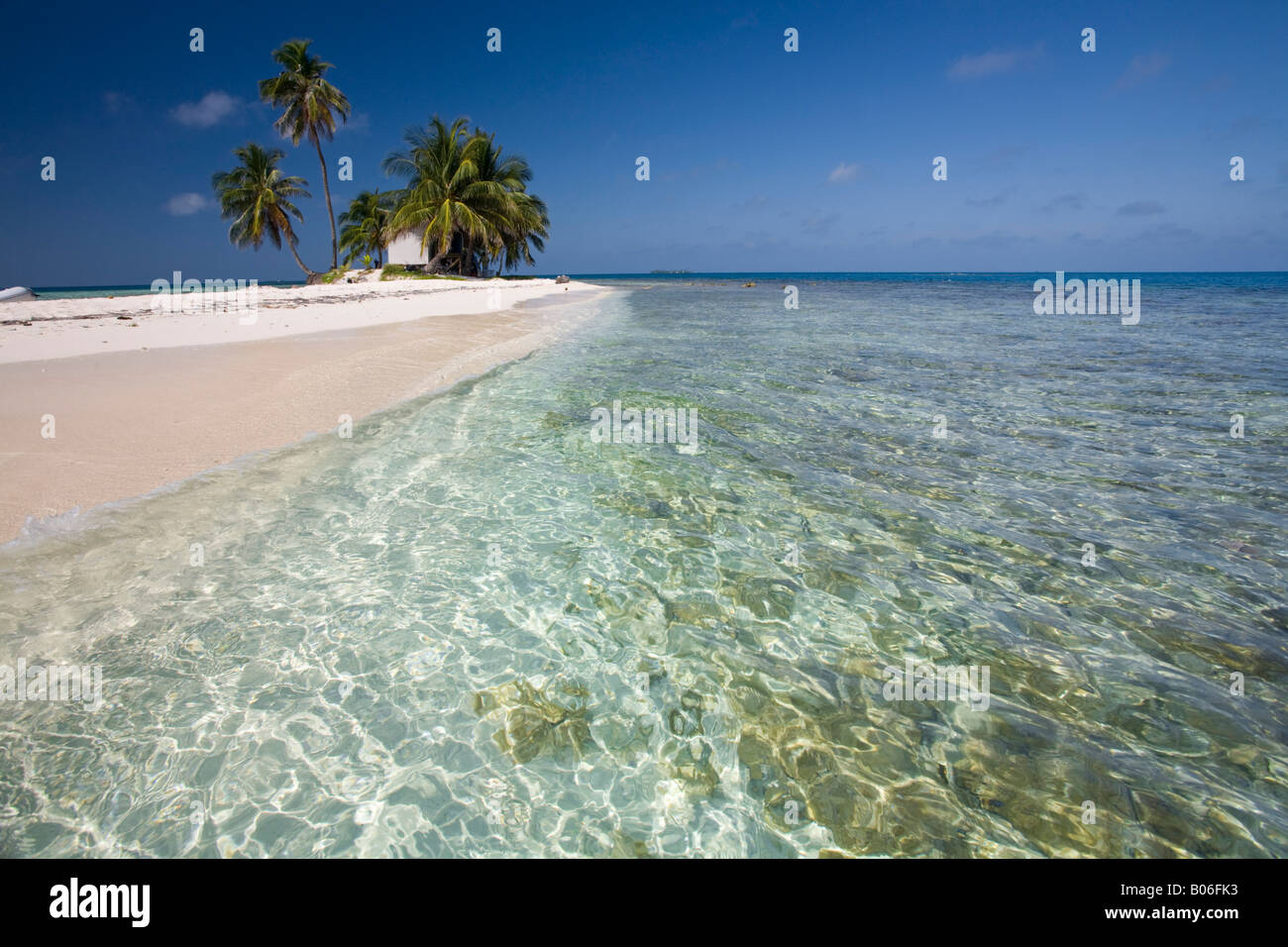 Belize, Silk Caye Stock Photo - Alamy