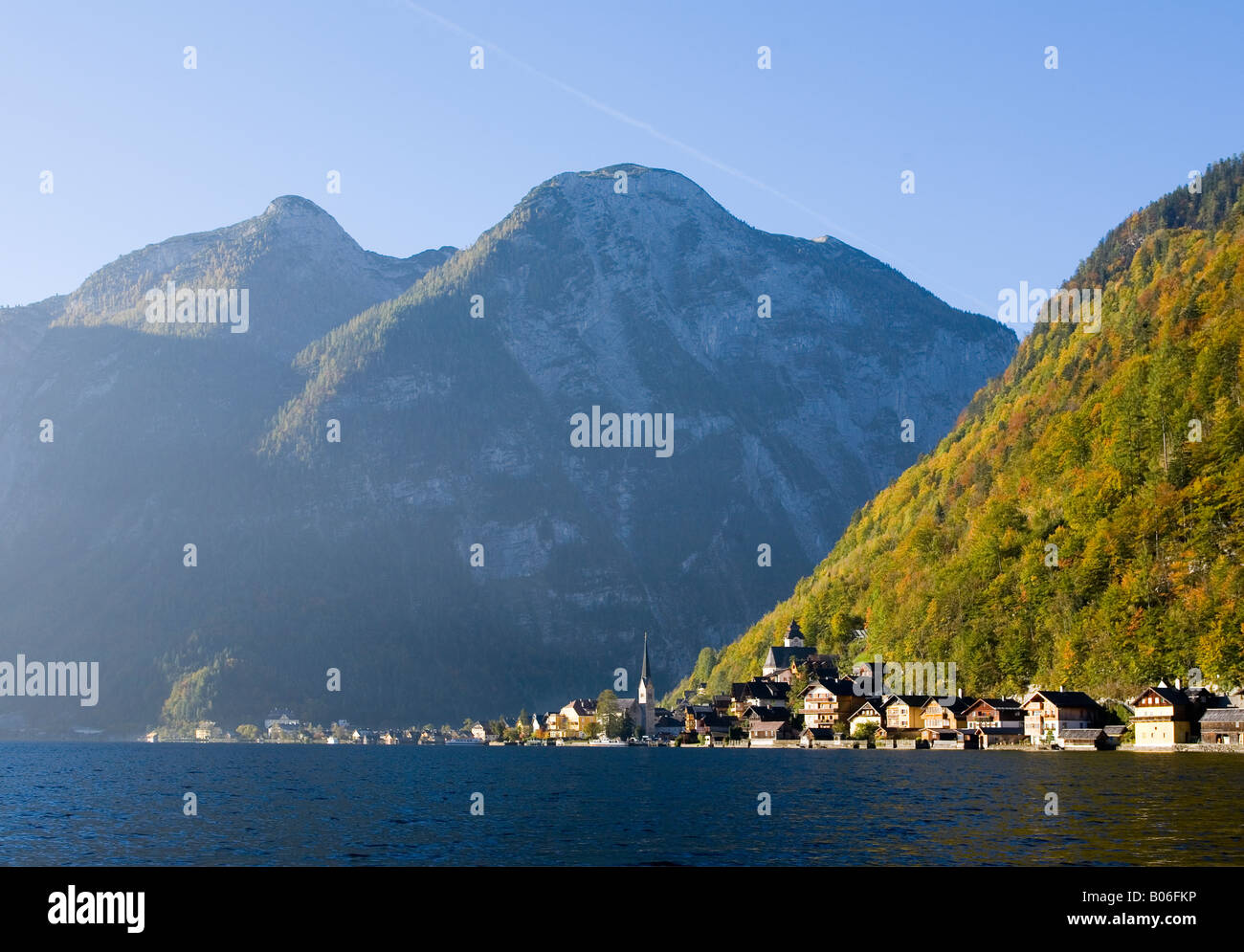 Hallstatt on the Hallstatter See lake in Austria Stock Photo - Alamy