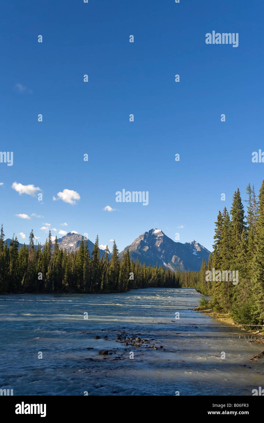 Whirlpool Peak, Mt. Fryatt and Whirlpool River, Jasper National Park ...