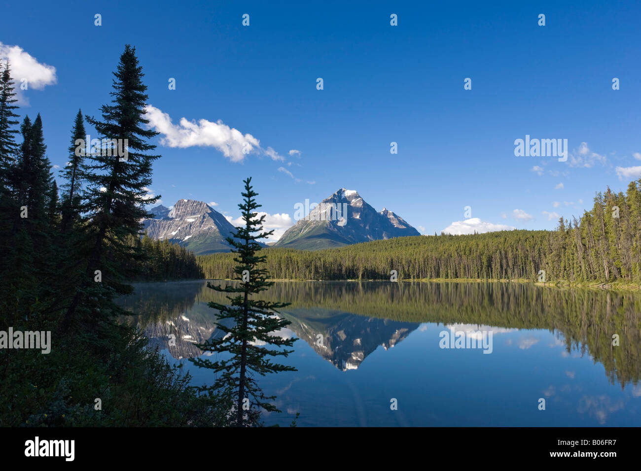 Whirlpool Peak, Mt. Fryatt and Leech Lake, Jasper National Park ...