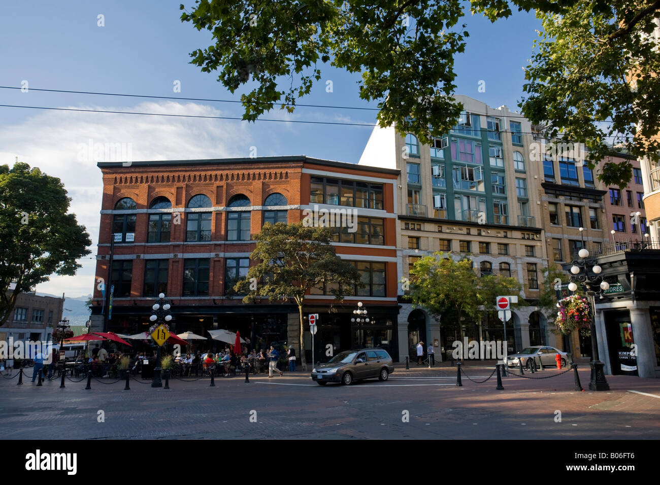 Gastown Historic District, Vancouver, British Columbia, Canada Stock ...