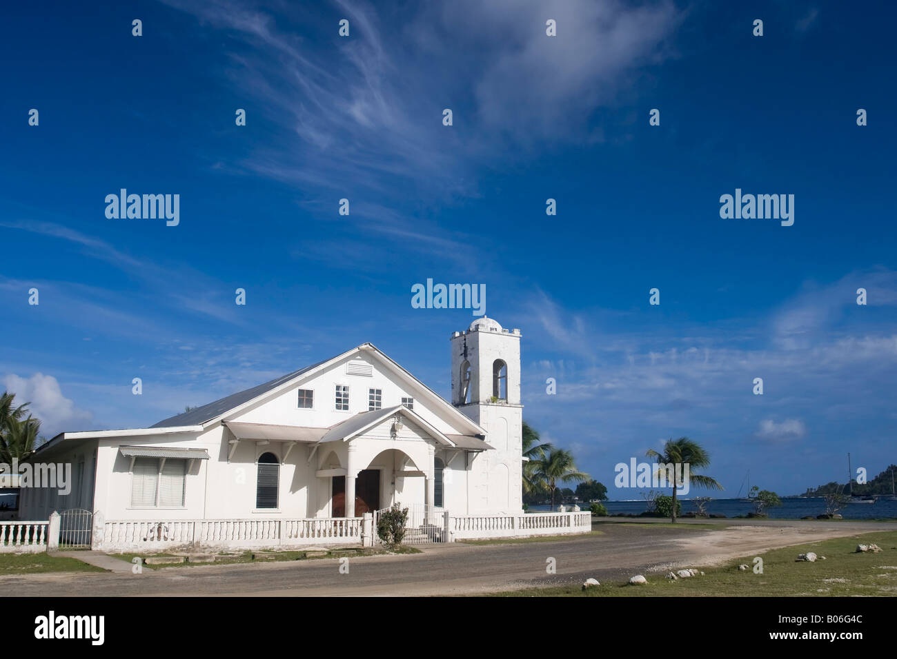 Lelu Church, Kosrae, Federated States of Micronesia Stock Photo - Alamy