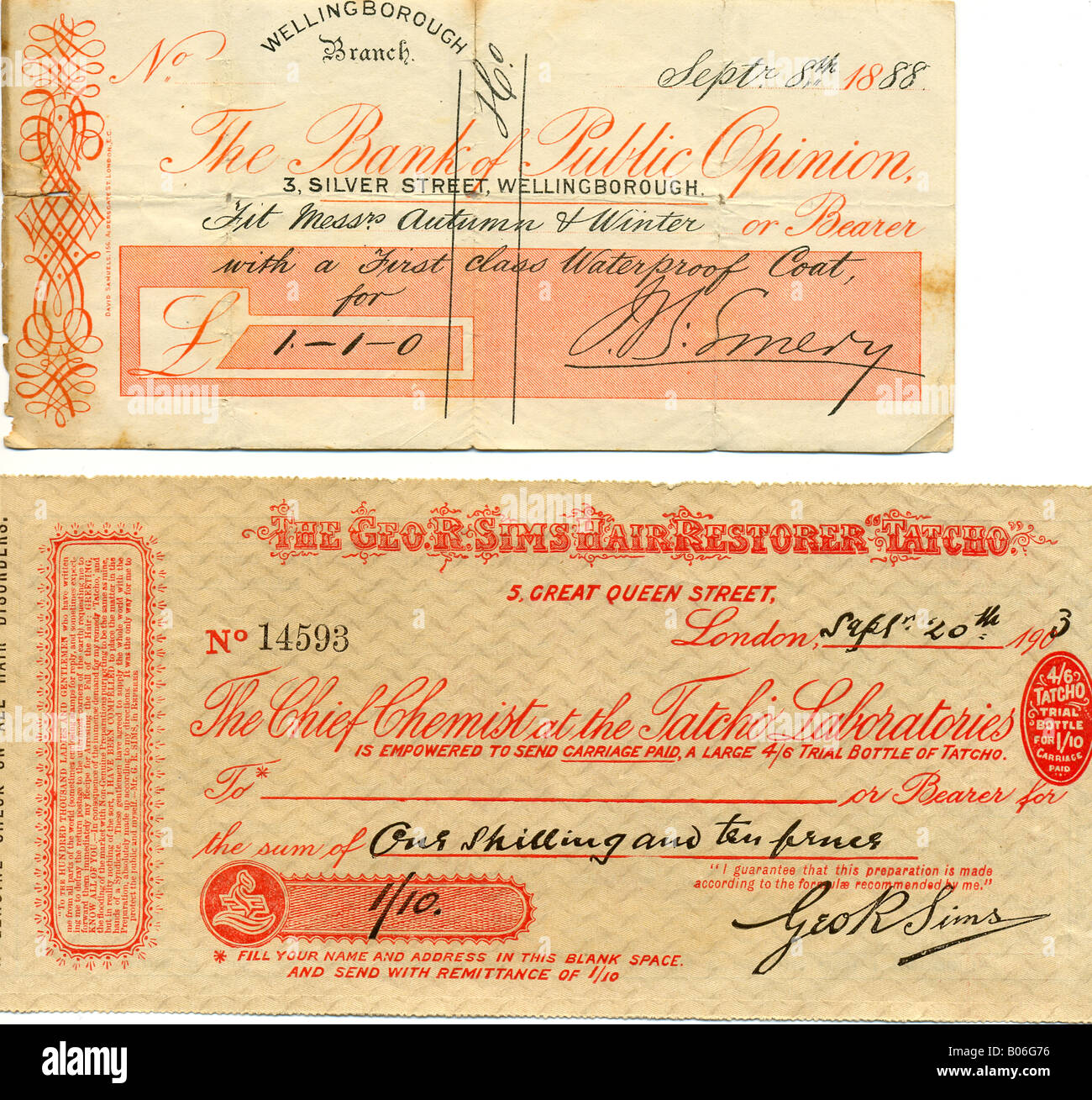 Victorian advert hi-res stock photography and images - Alamy