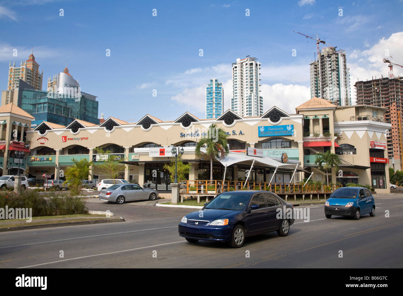 Panama, Panama City, Punta Pacificia, Plaza Pacificia shopping center ...