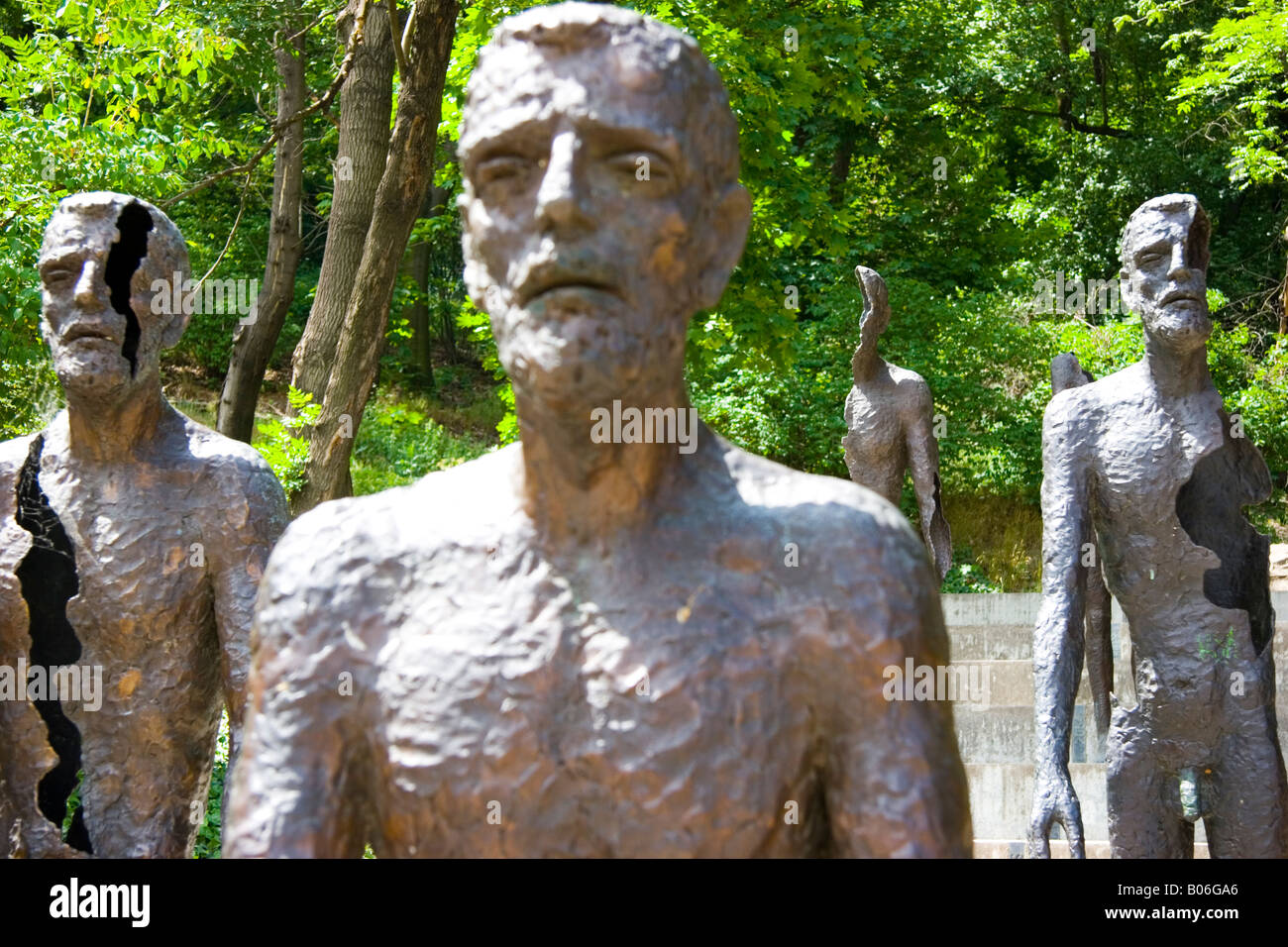 Memorial to victims of Communism statues Prague Czech Republic Stock ...