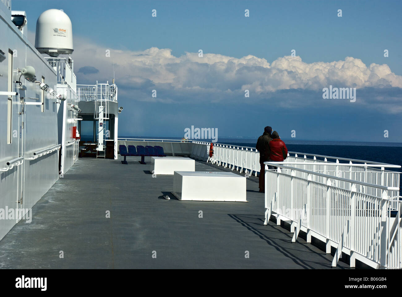 Sailing across Georgia Strait aboard the BC Ferries MV Coastal ...