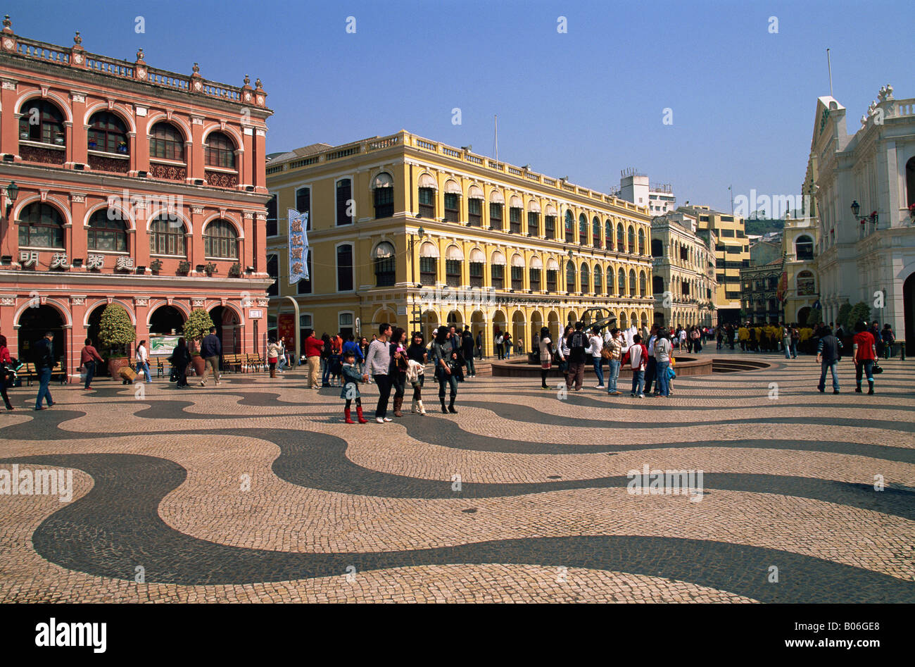 China, Macau, Senado Square Stock Photo - Alamy