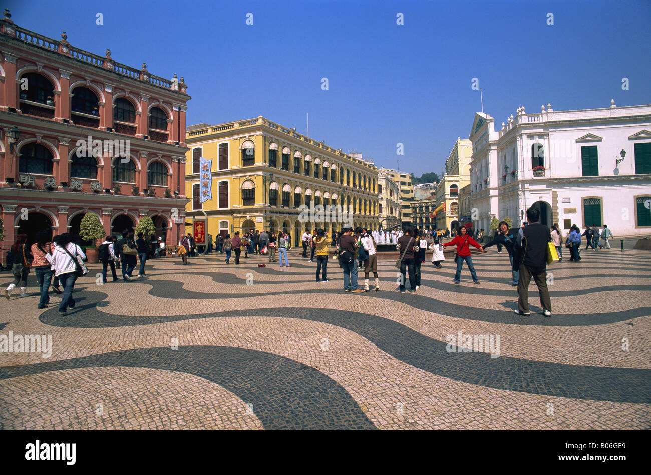 China, Macau, Senado Square Stock Photo - Alamy