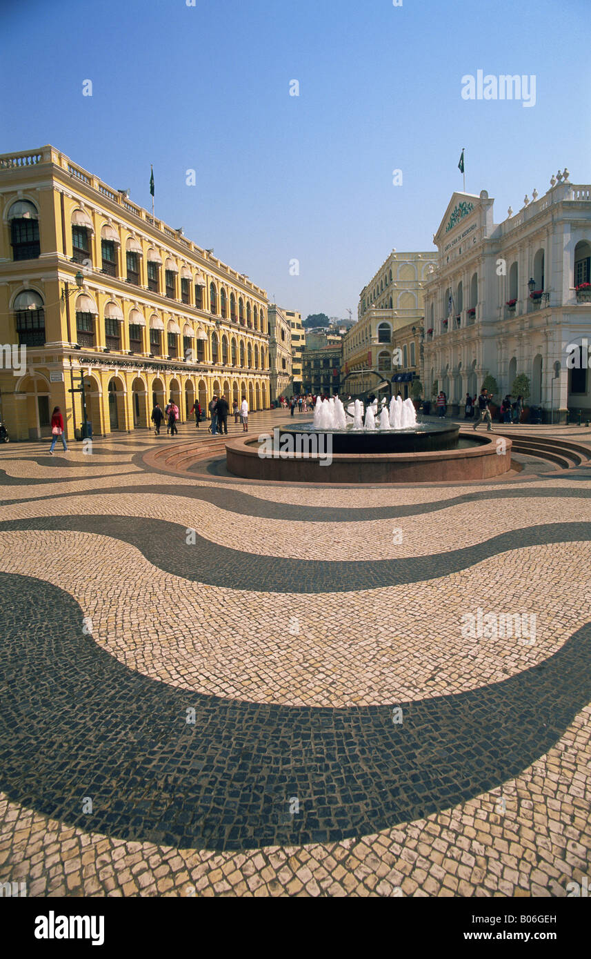 China, Macau, Senado Square Stock Photo - Alamy