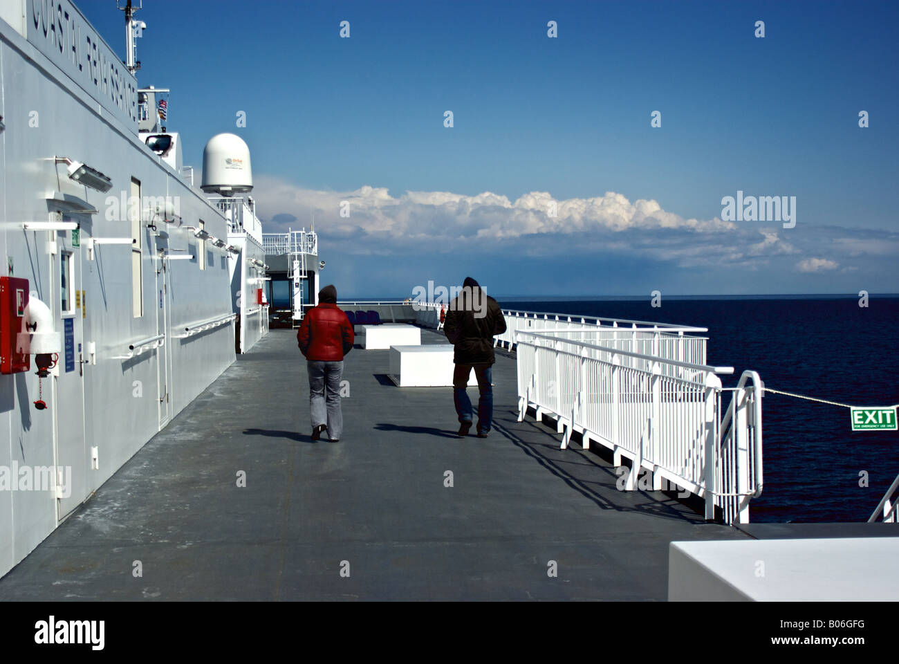 Sailing across Georgia Strait aboard the BC Ferry MV Coastal ...