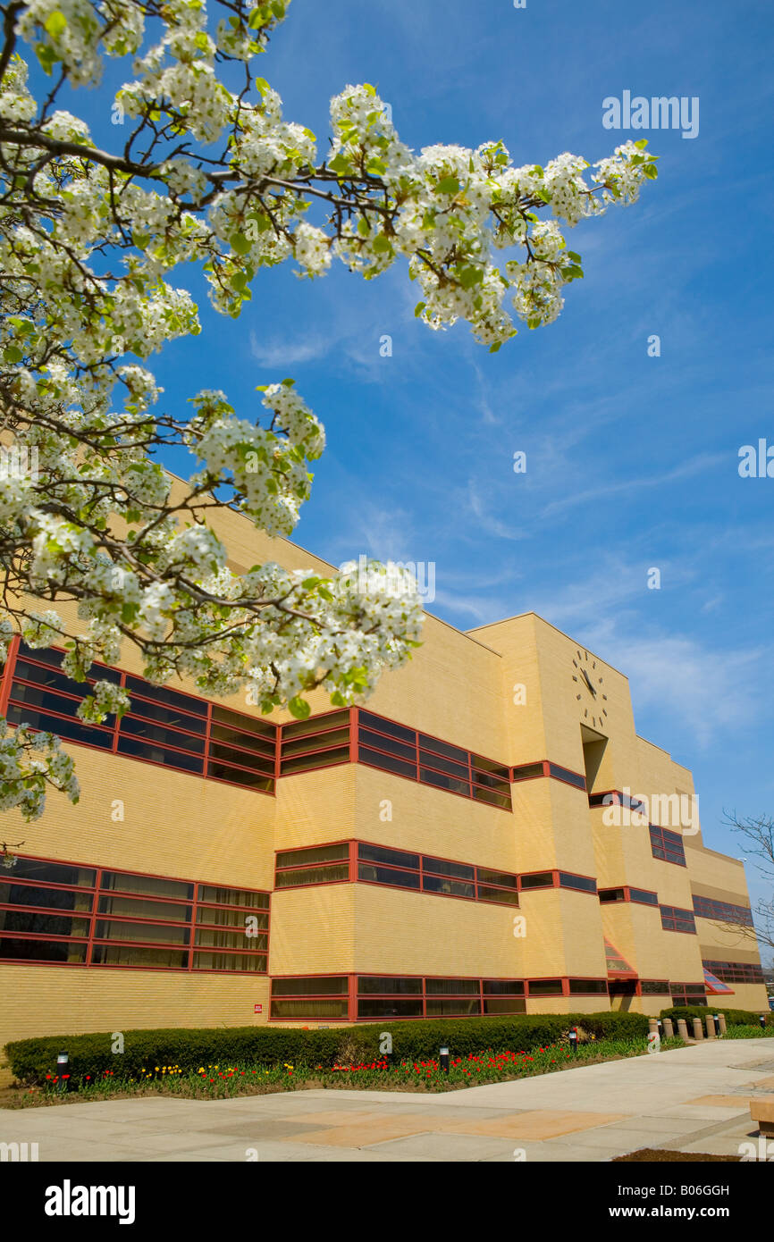 Large IBM campus in Poughkeepsie New York Hudson Valley, built first ...