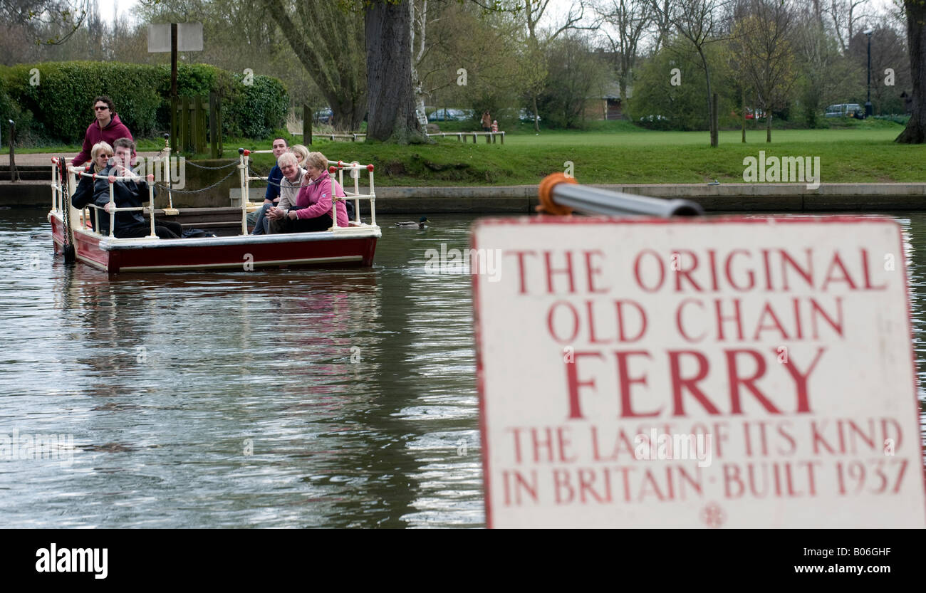 The old chain Ferry, the last of its kind in Britain, which was built ...