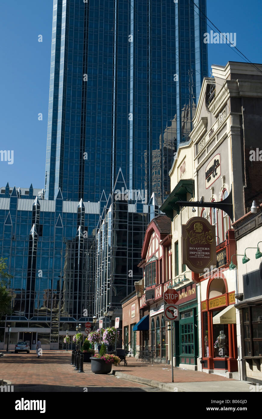 USA, Pennsylvania, Pittsburgh, Downtown/Golden Triangle area Stock ...