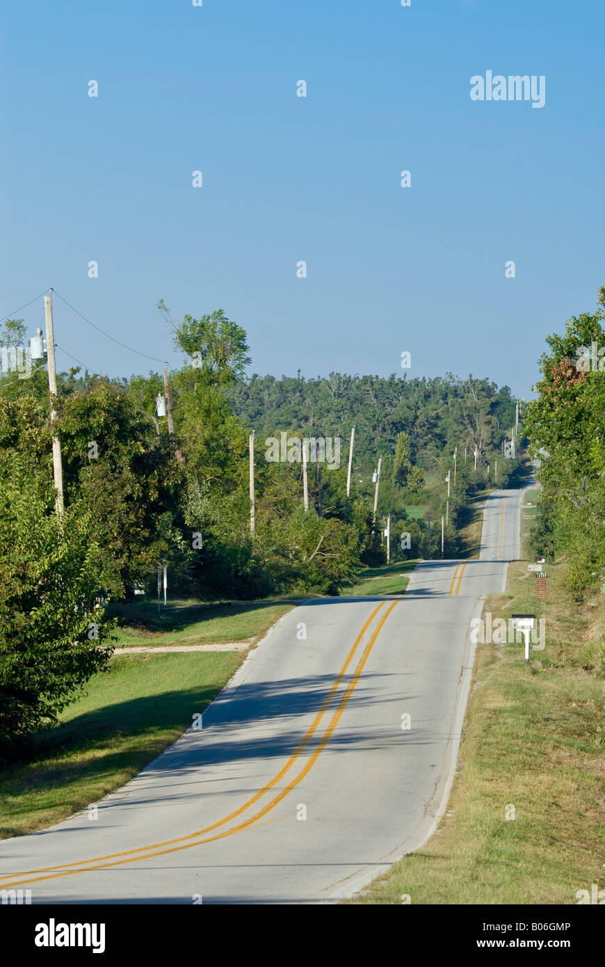 USA, Missouri, Route 66, west of Springfield Stock Photo - Alamy