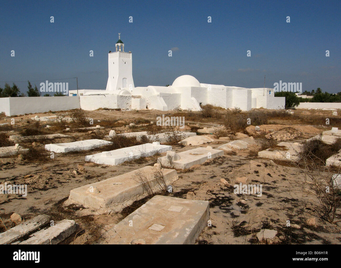 Tunisia Djerba Island Mosque Stock Photo - Alamy