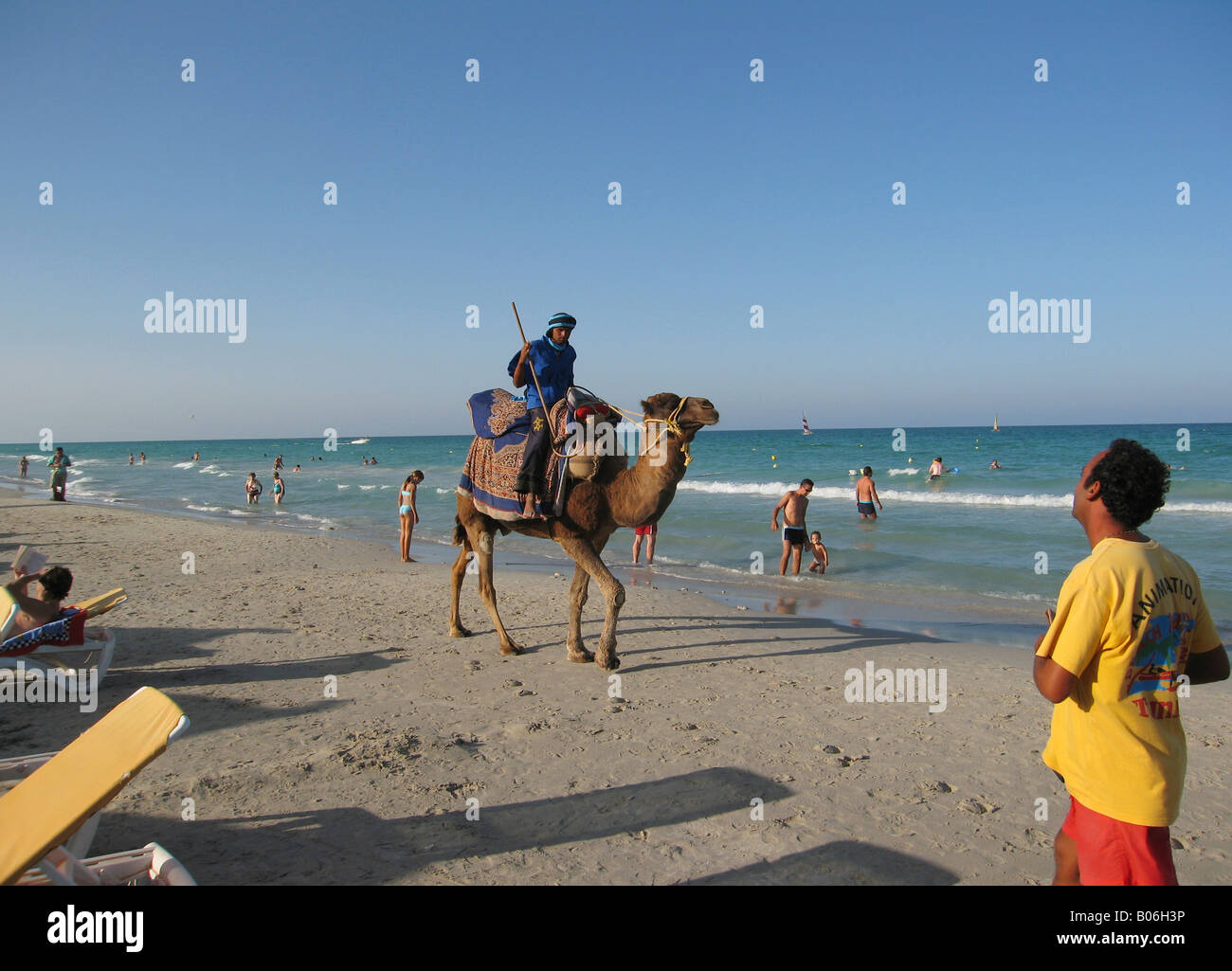 Tunisia Djerba Island beach Stock Photo - Alamy