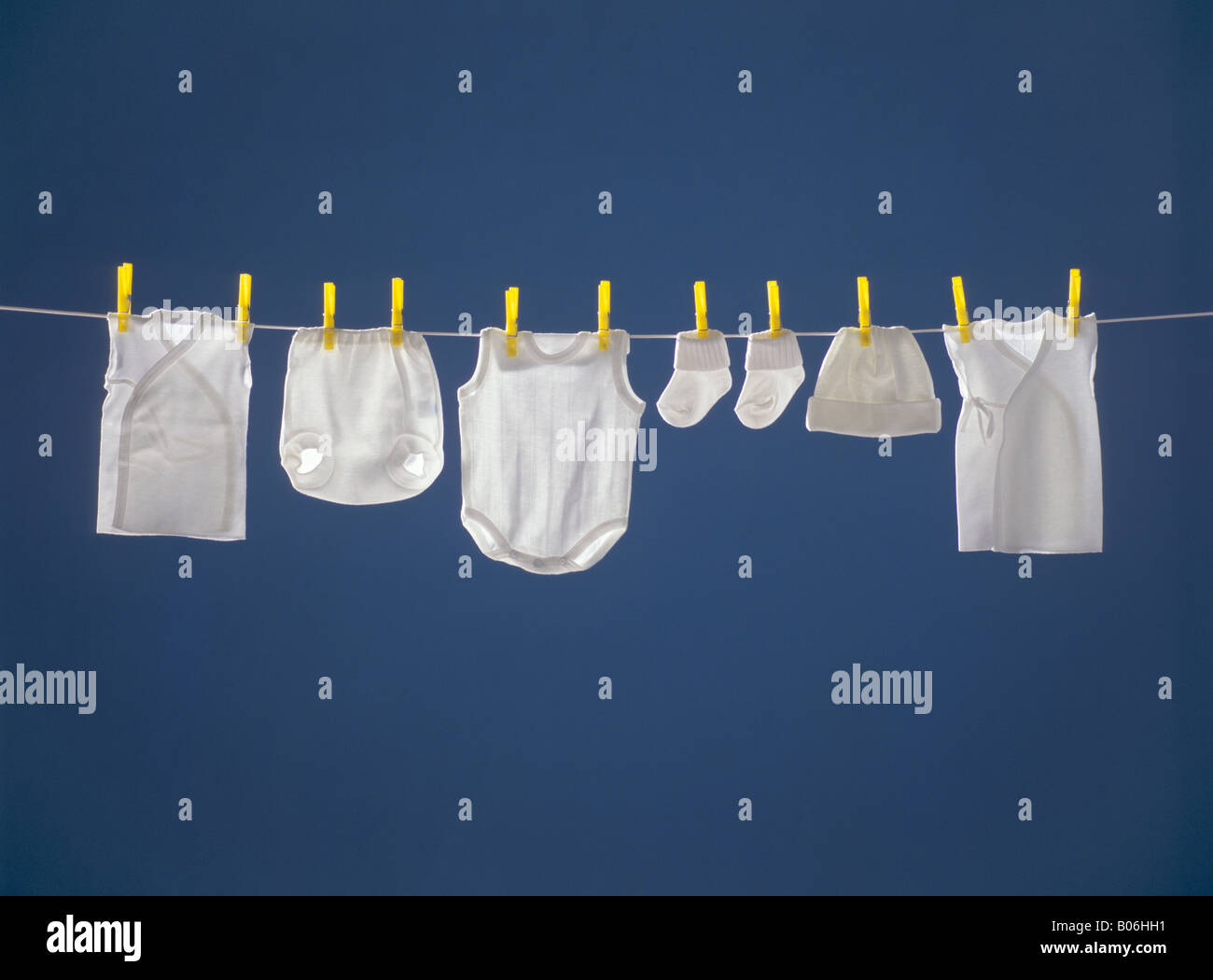 Drying baby clothes hi-res stock photography and images - Alamy