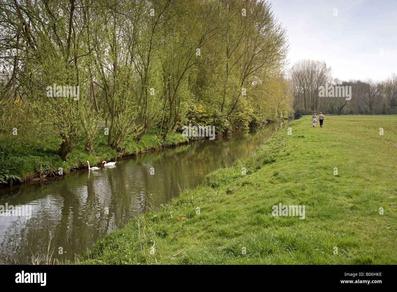 One of the many sluice gates on the Bure river keeping levels from the ...