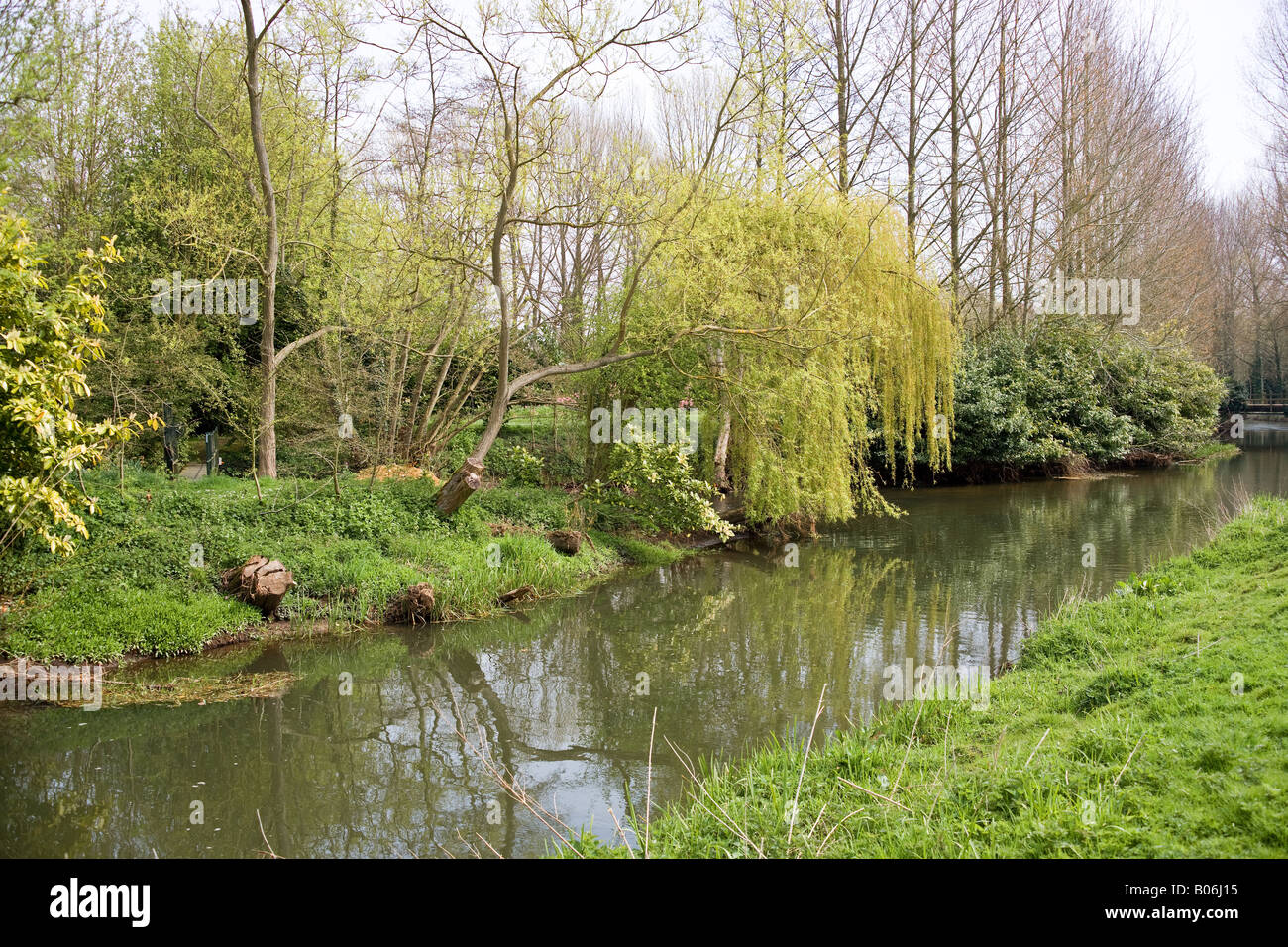 One of the many sluice gates on the Bure river keeping levels from the ...