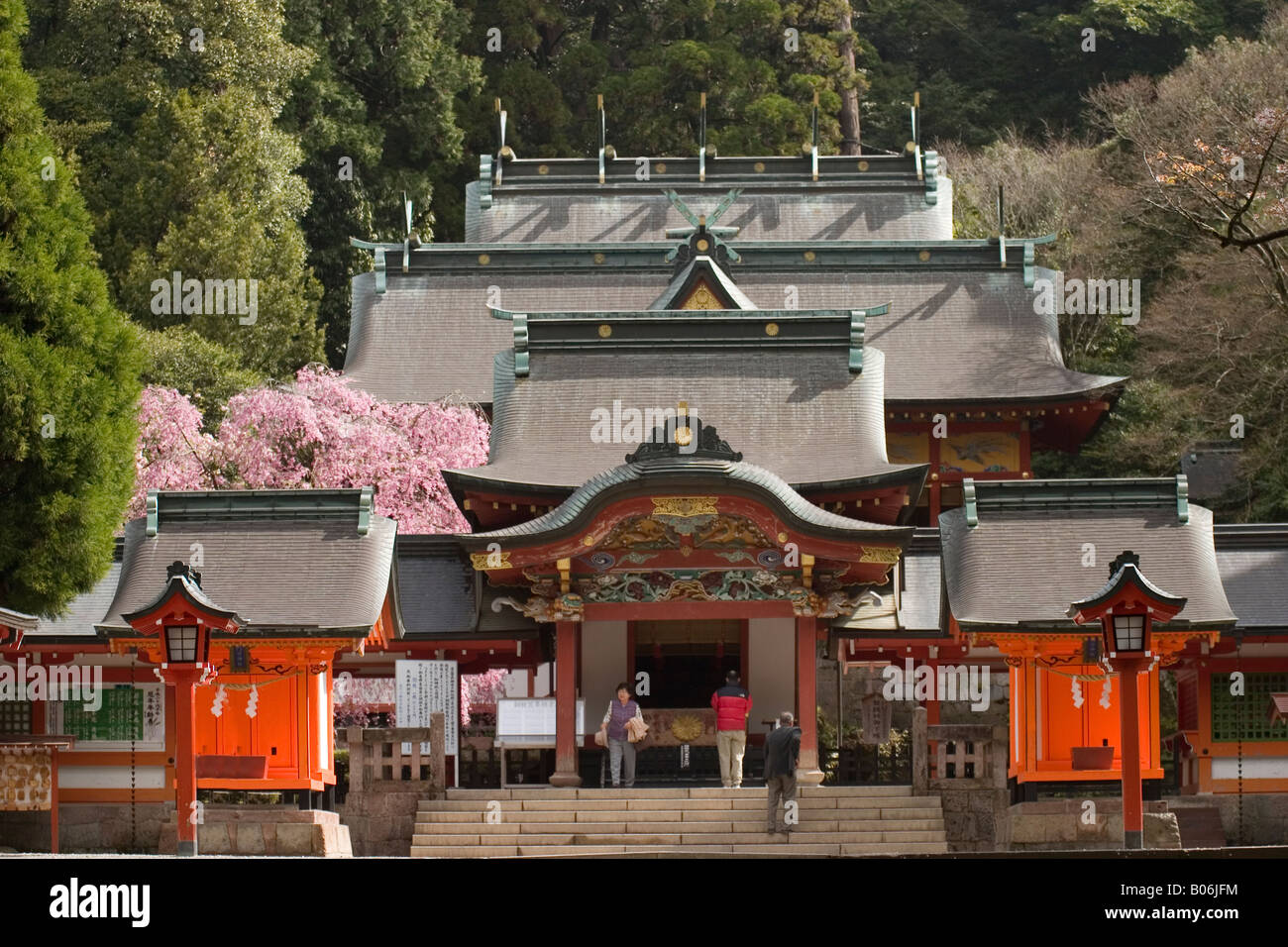 Japan Kyushu Kirishima-Jingu shrine Stock Photo - Alamy