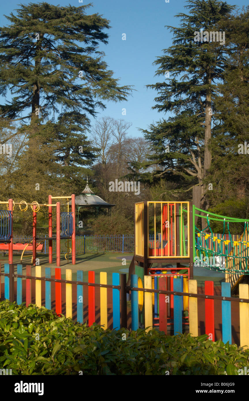 Children's playground in Malvern Stock Photo - Alamy