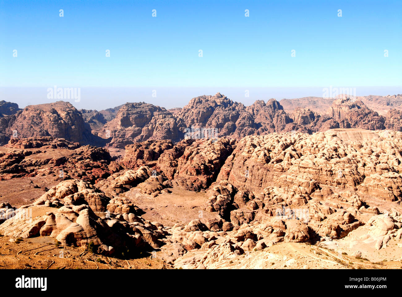 Jordan , breathtaking panorama of the hills above Petra Stock Photo - Alamy