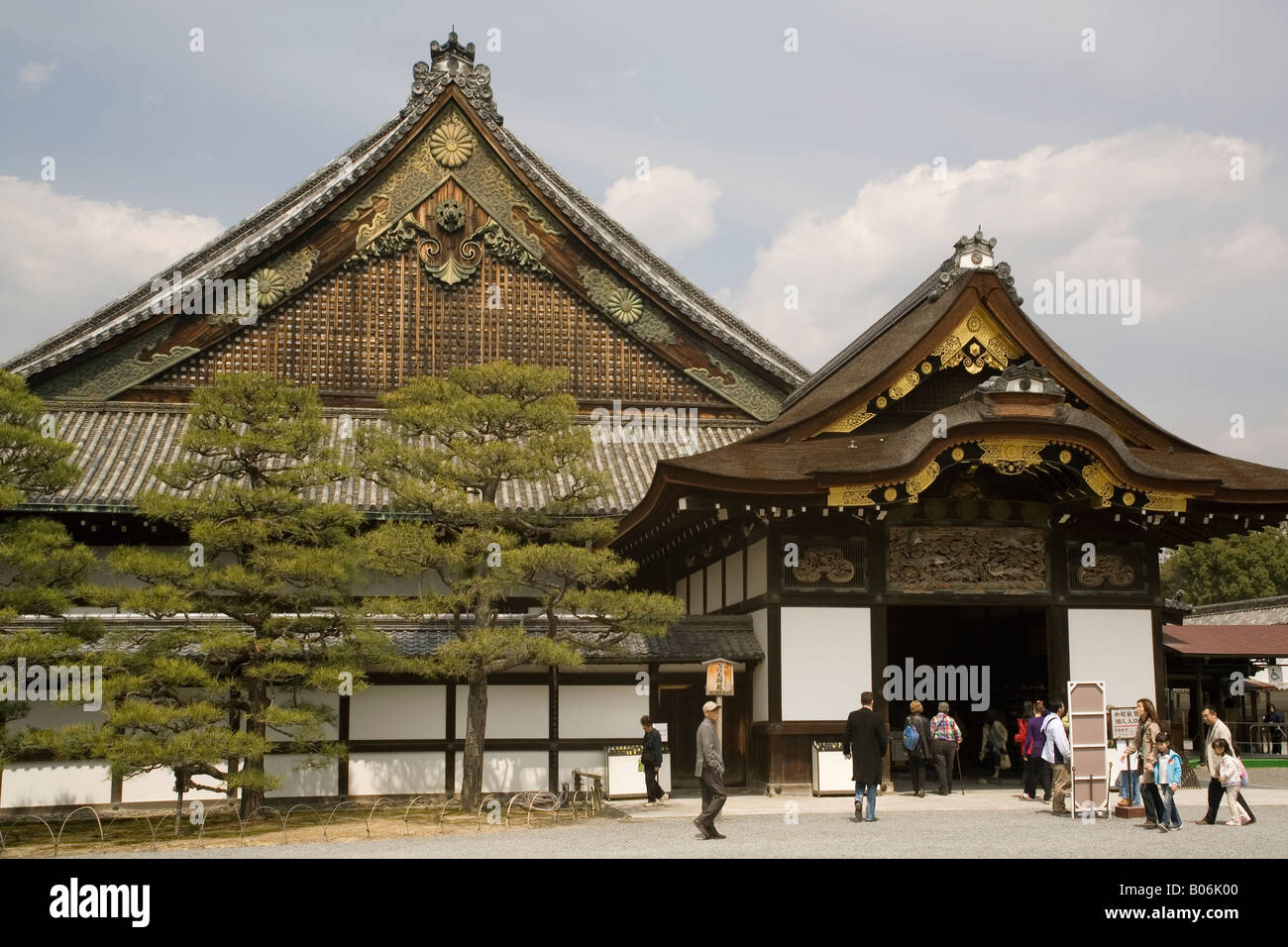 Japan Kyoto Nijo castle Stock Photo - Alamy