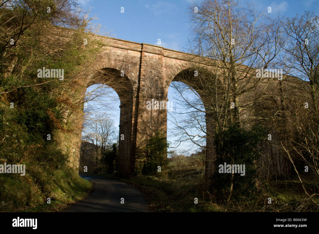 Glendun viaduct in the evening, Northern Ireland Stock Photo - Alamy