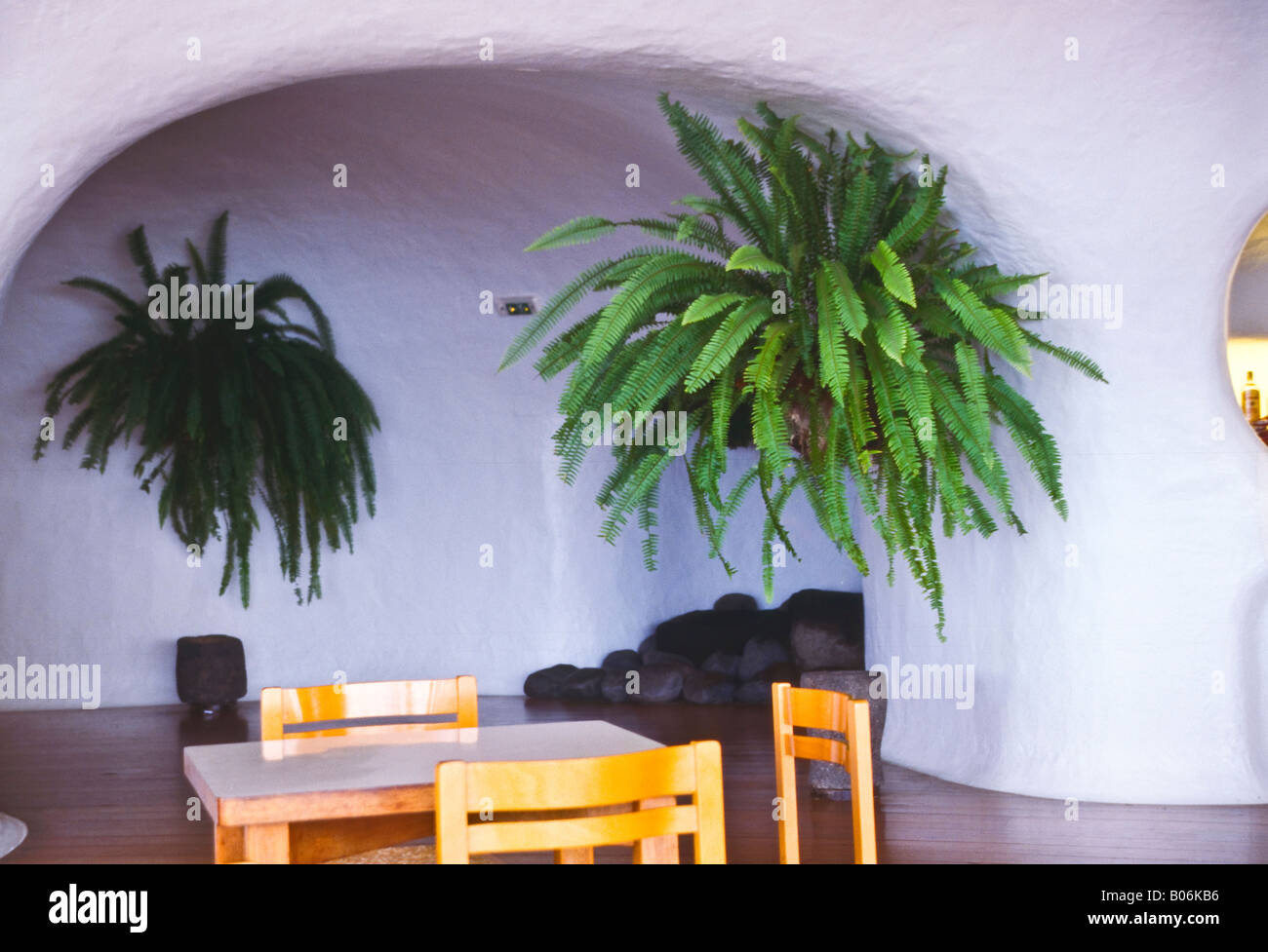 Interior of Mirador del Rio Stock Photo - Alamy