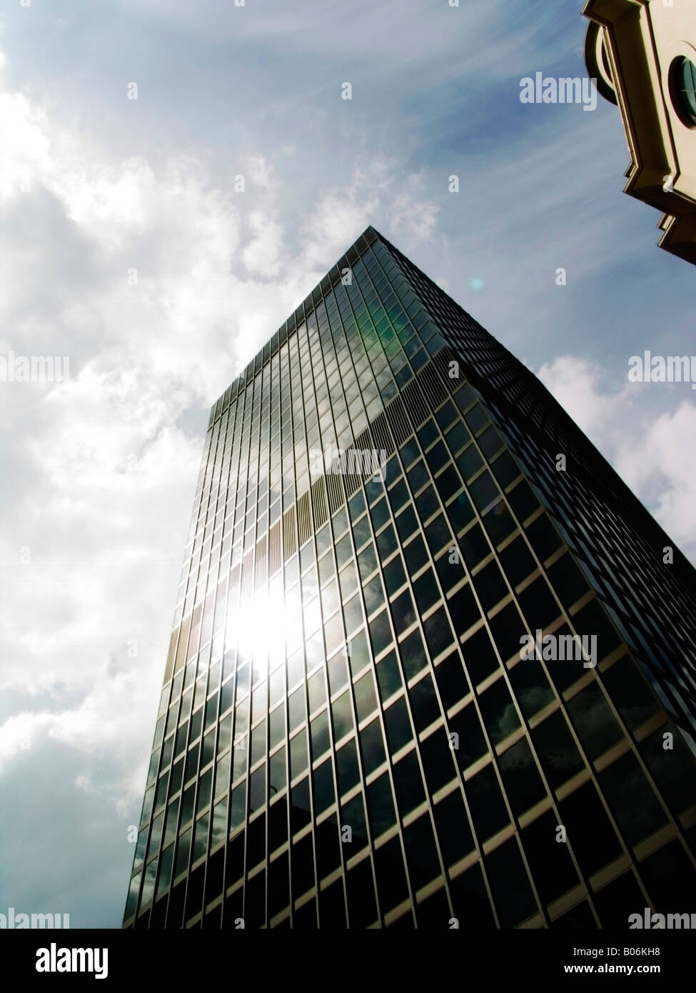 Aviva Tower and Swiss re 30 St Mary Axe Gherkin Building in London UK ...