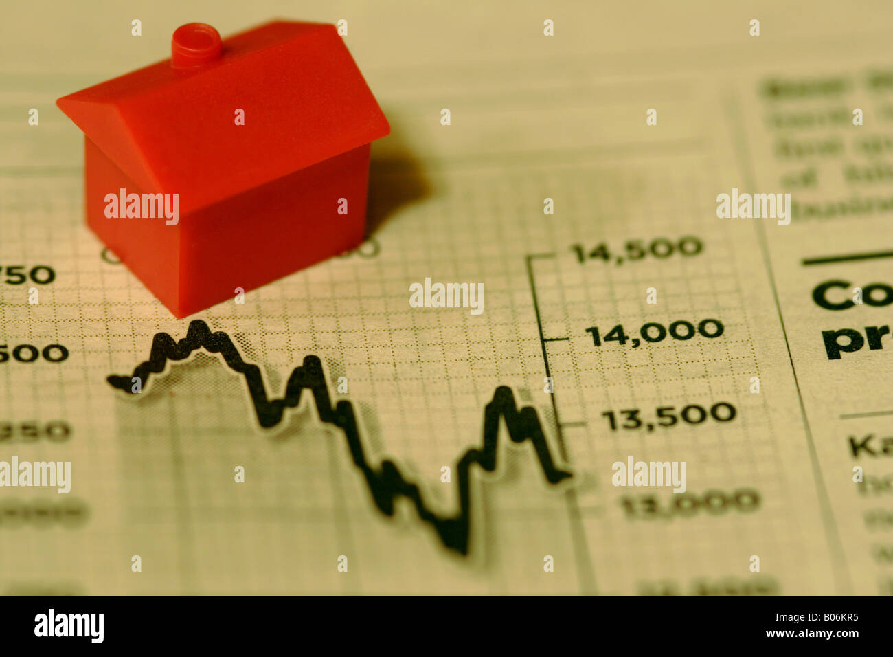 House price newspaper hi-res stock photography and images - Alamy