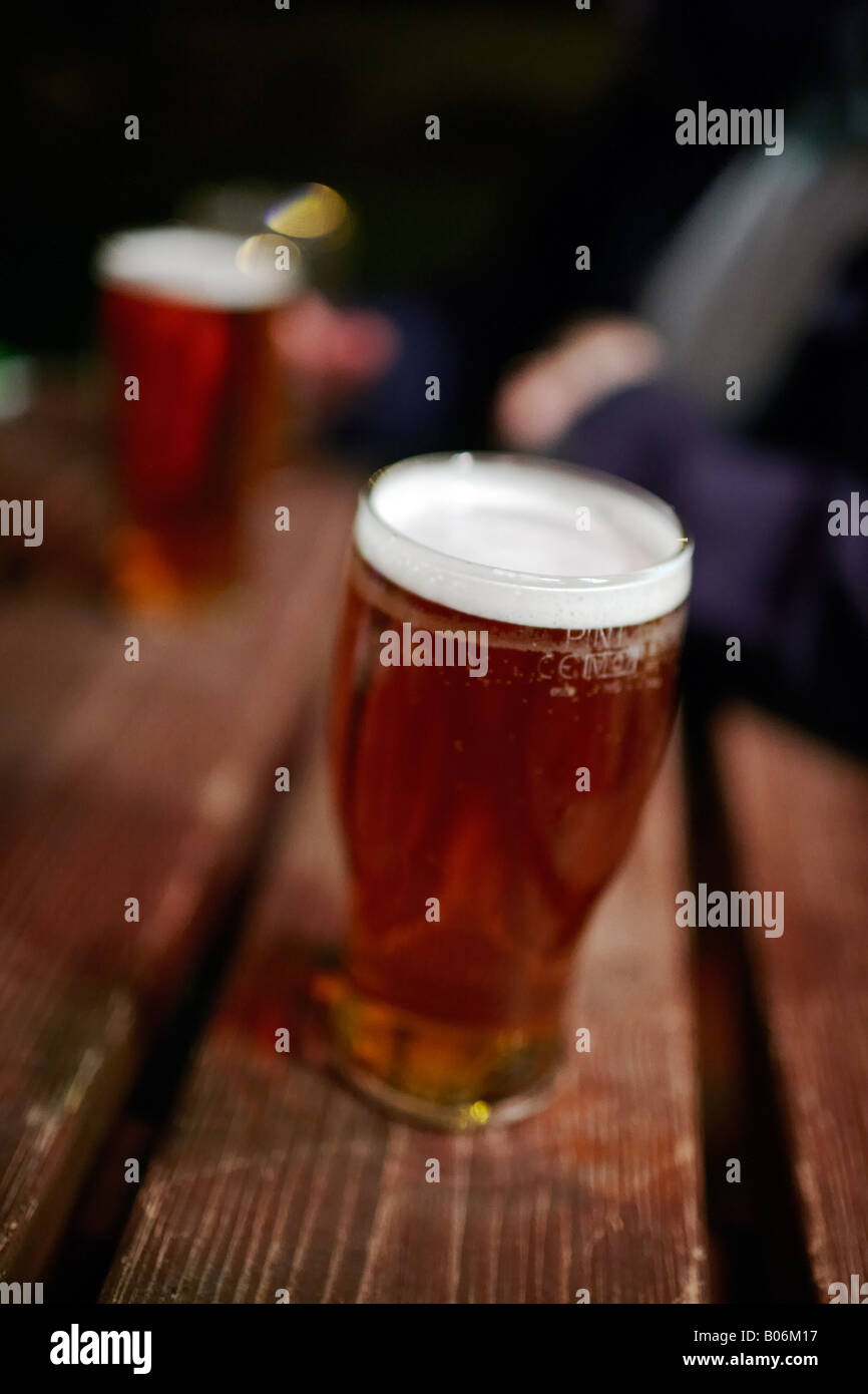 A pint of real ale, at a local beer festival Stock Photo - Alamy